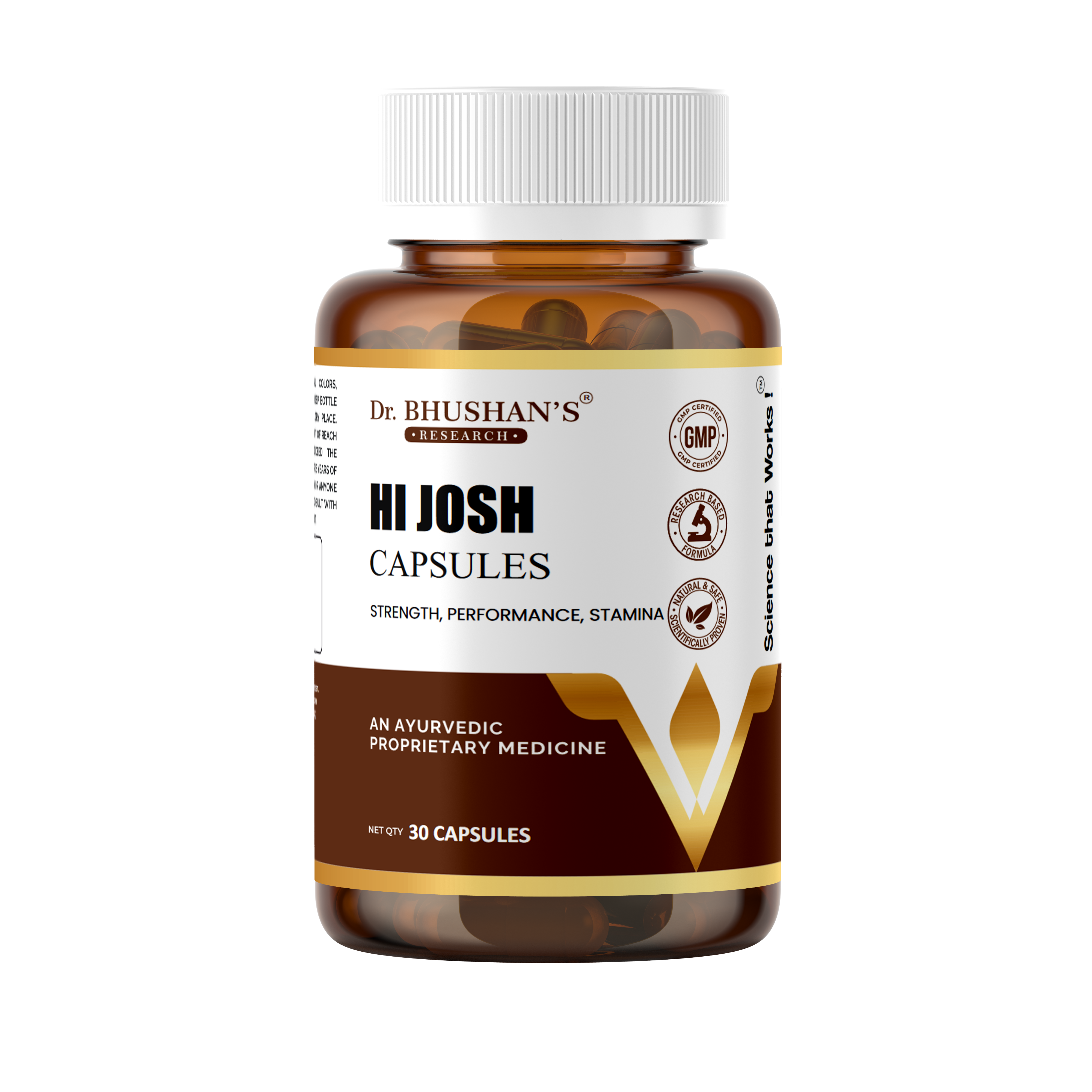 Hi Josh Capsules for Strength & Stamina - 30 Capsules – Dr. Bhushan ...